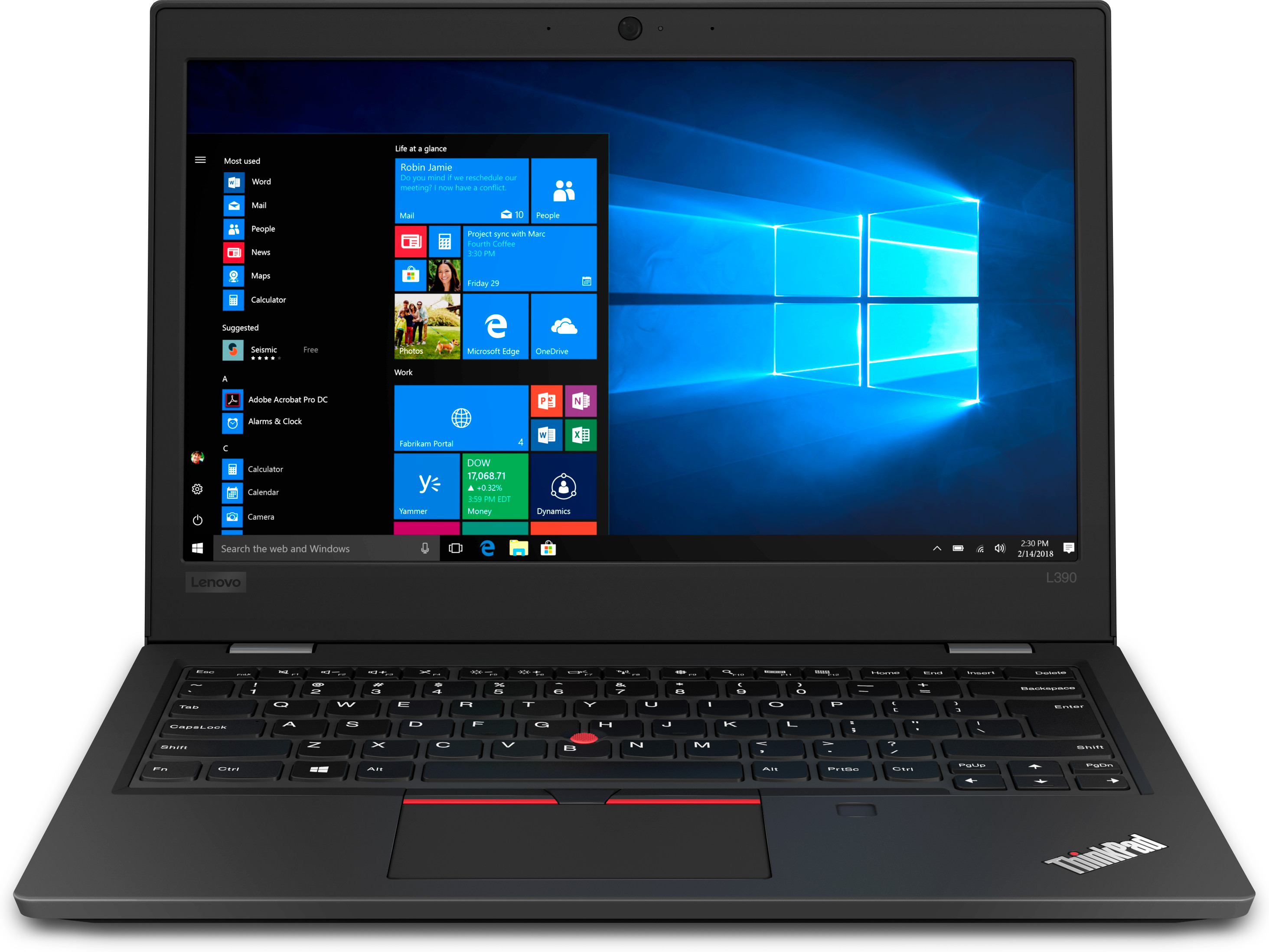 Лаптоп Lenovo ThinkPad L390 - 13.3" FHD